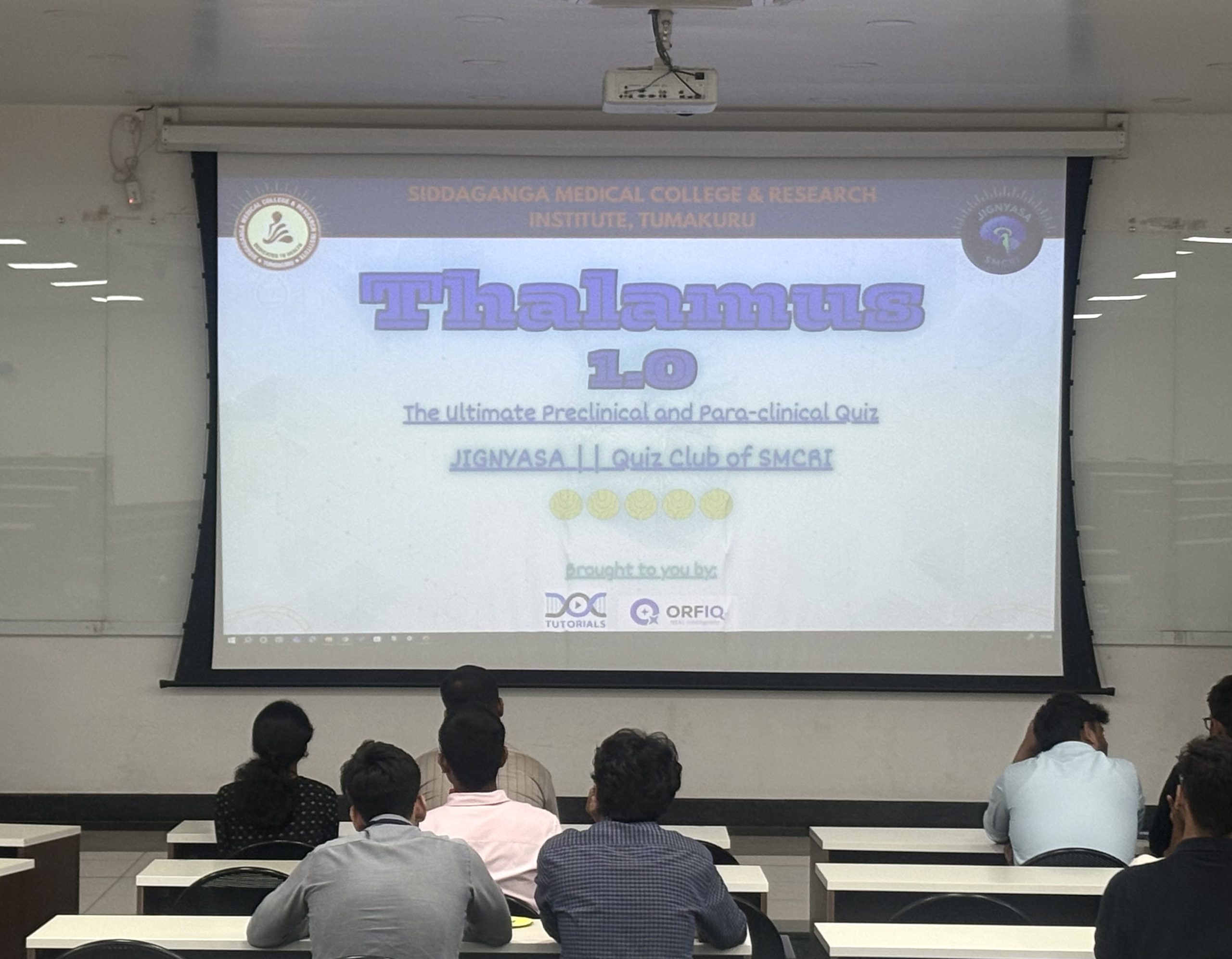 THALAMUS 1.0 The Ultimate Pre and Para Clinical Quiz - Adichunchanagiri ...